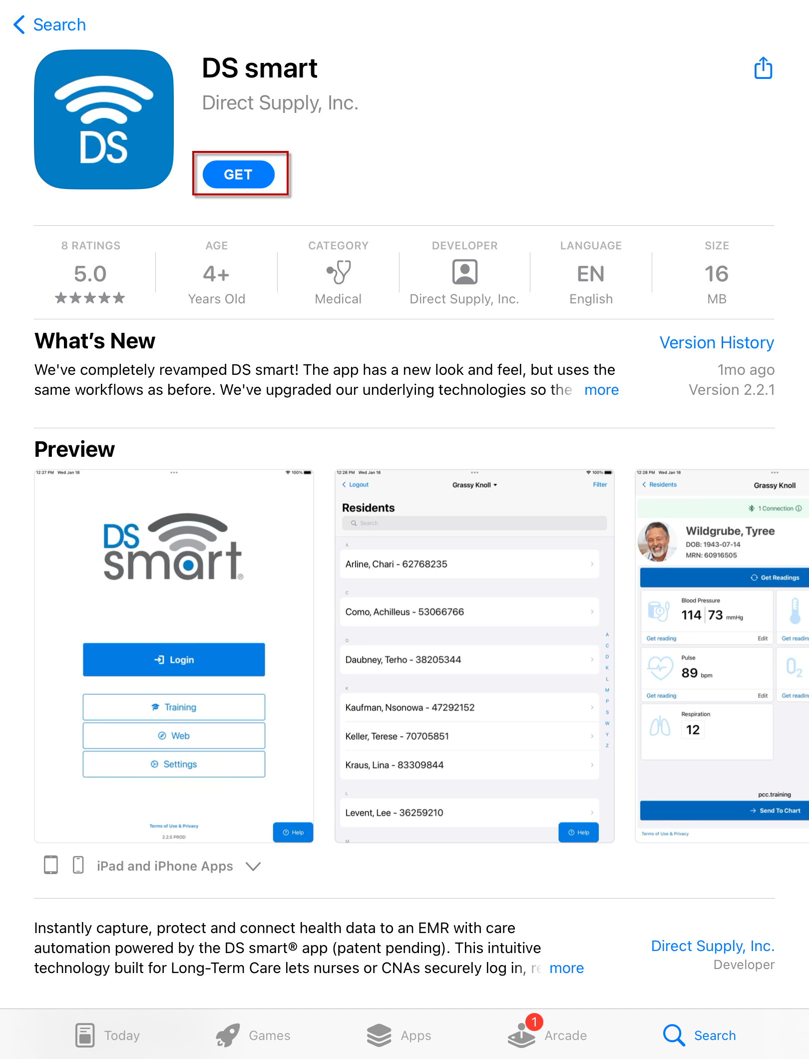 Downloading the DS smart® App to iPads – DS smart®