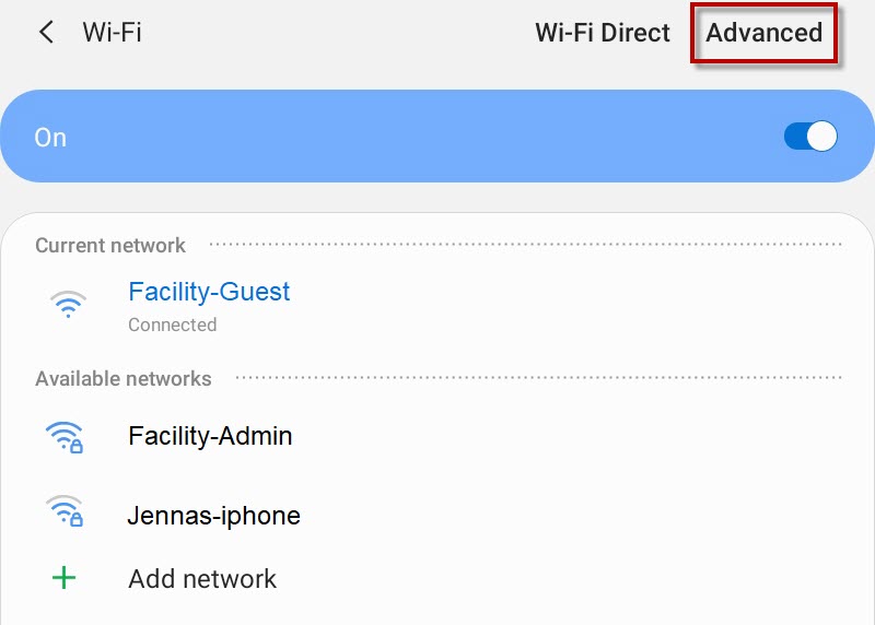 Adding and Removing Wi-Fi Networks from Android Tablets – DS smart®
