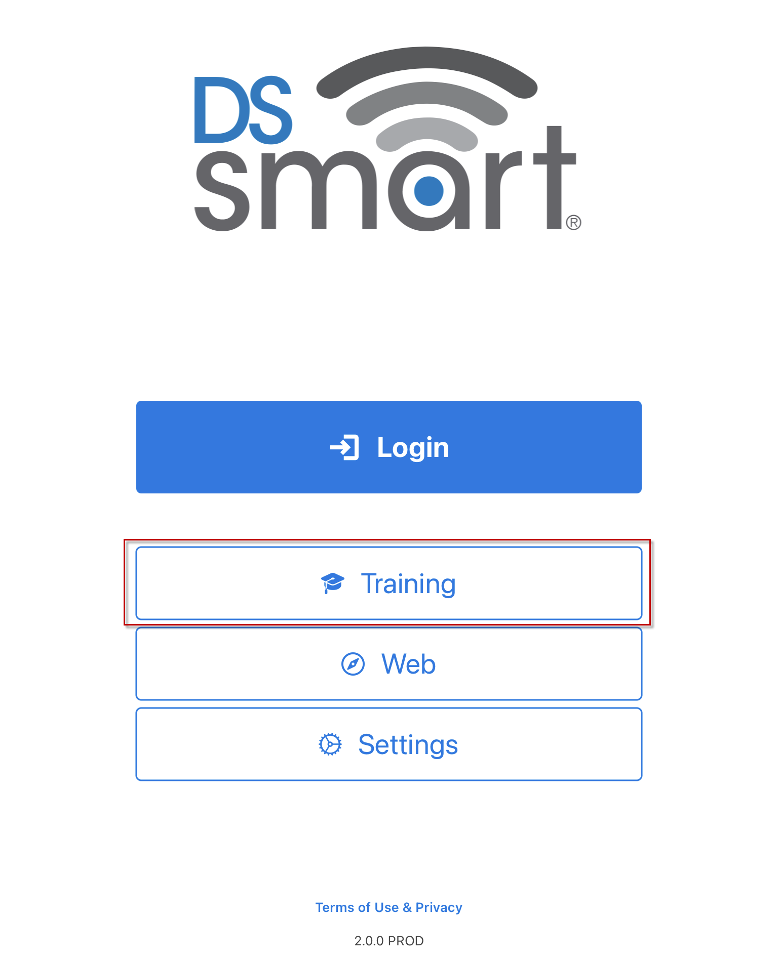 Entrar en el modo de entrenamiento en DS smart® – DS smart®