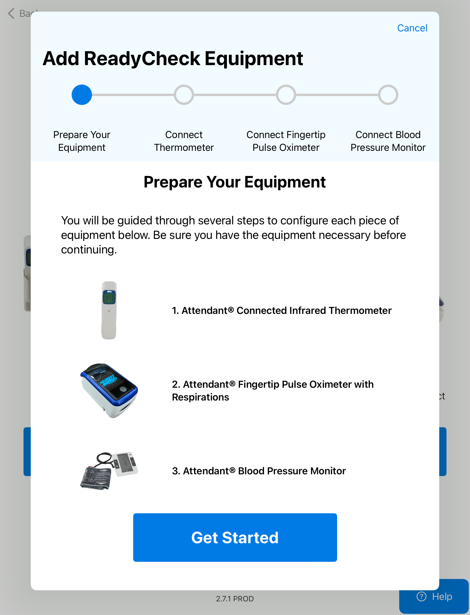 Pairing Equipment With Ready Check Ios Ds Smart