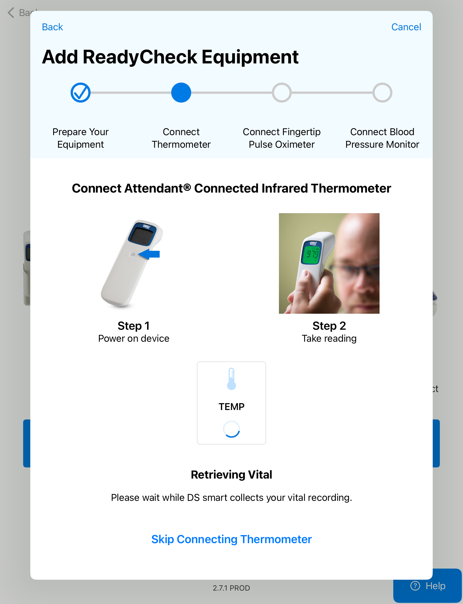 Pairing Equipment with Ready Check (iOS) – DS smart®