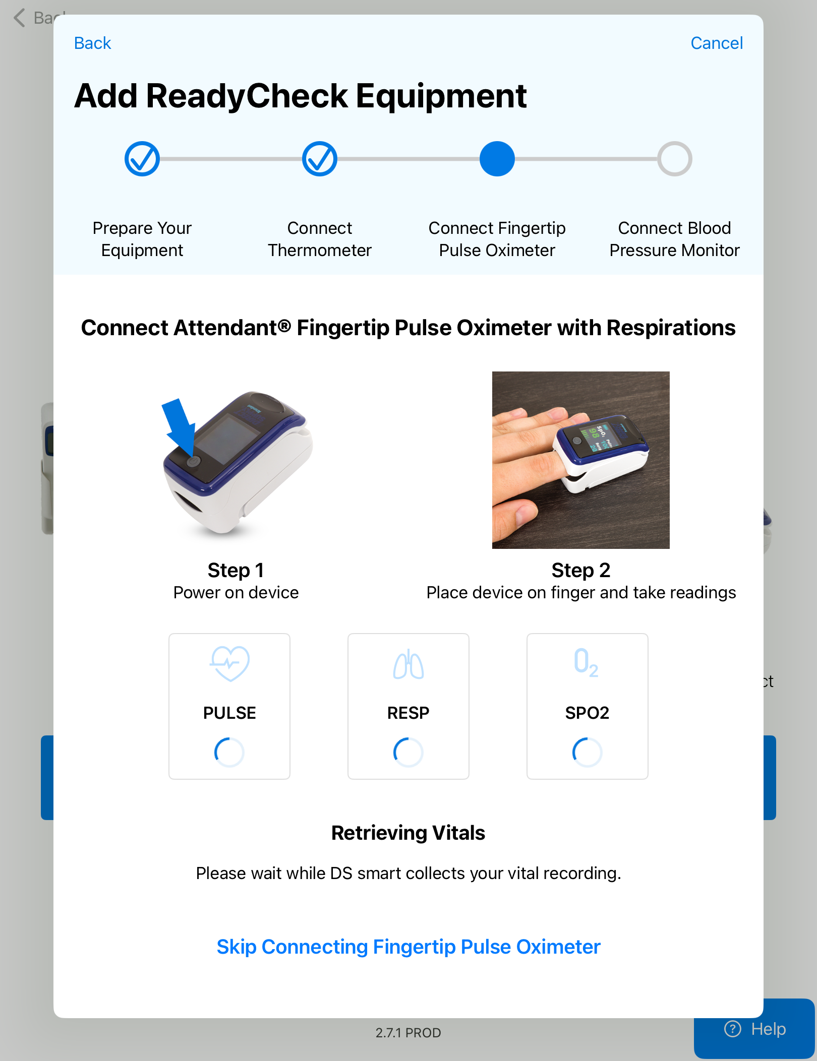 Pairing Equipment with Ready Check (iOS) – DS smart®